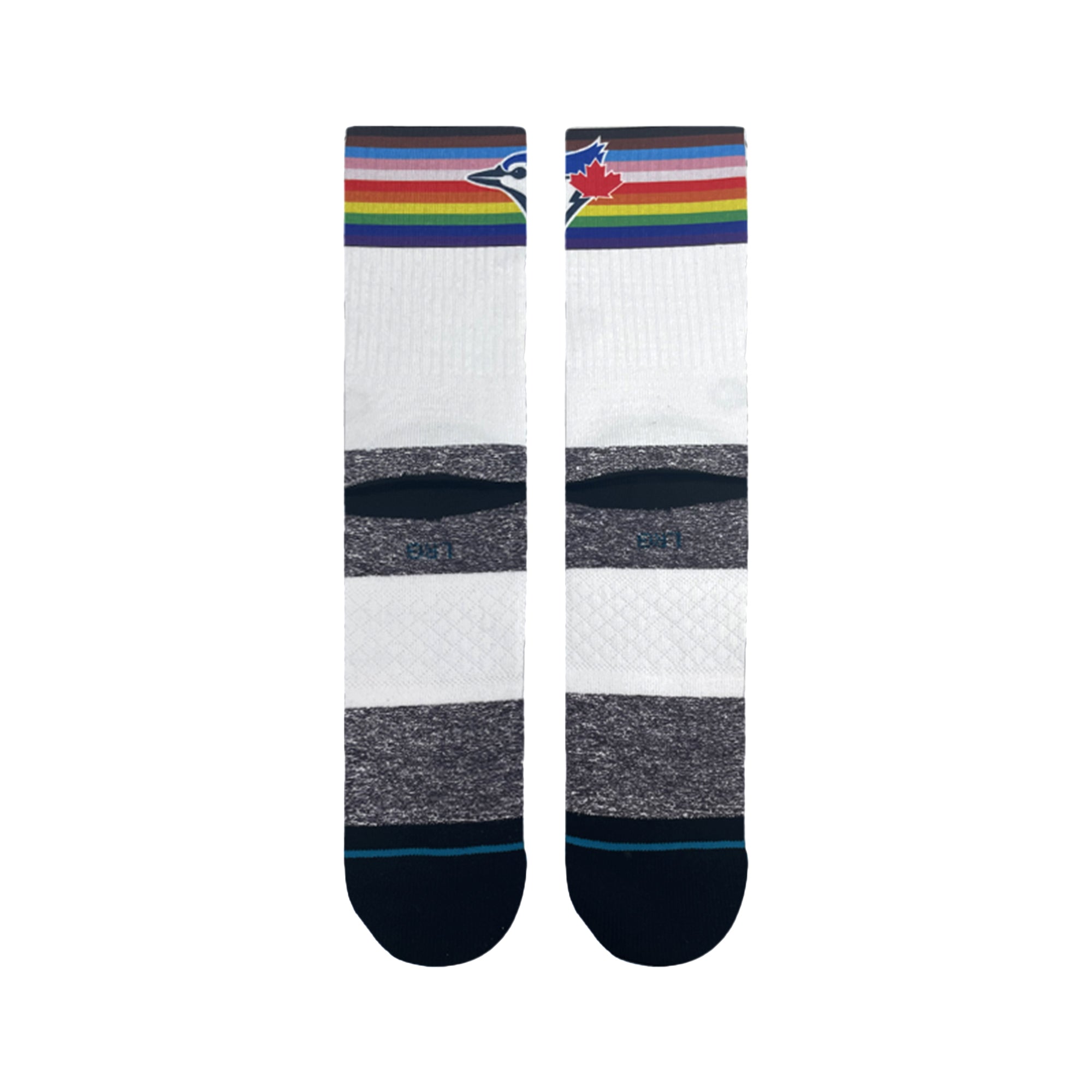 Toronto Blue Jays Pride Crew Socks | Socks | Stance Canada